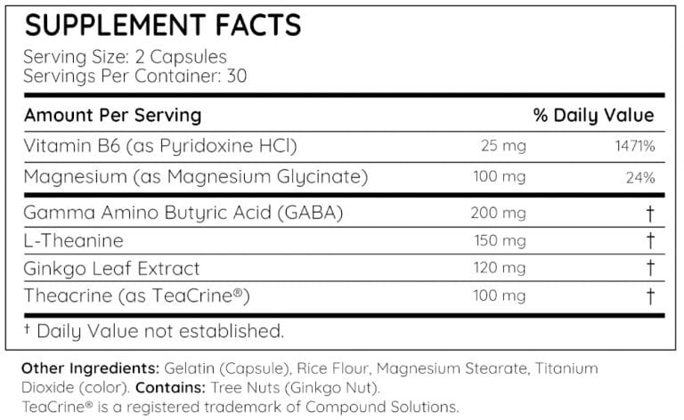 What are the PerformZen Performance Anxiety Supplement Ingredients?